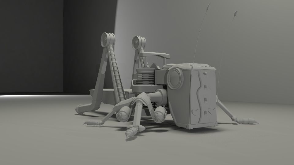 Insect Bot Future Robotics 3D model | CGTrader