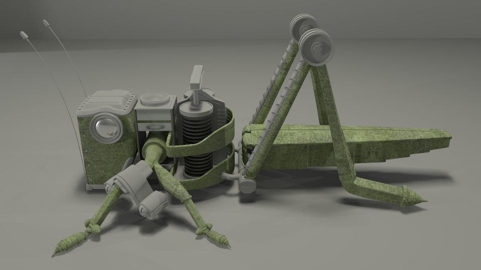 Insect Bot Future Robotics 3D model | CGTrader