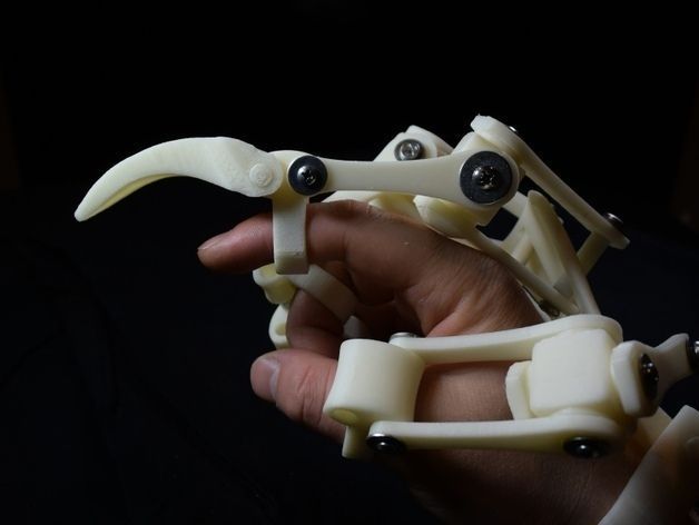 3D PRINTED EXOSKELETON HANDS free 3D model 3D printable | CGTrader