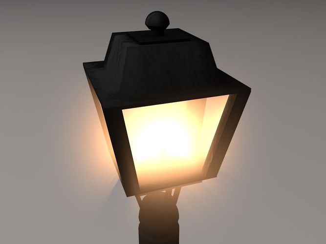 Medieval lamp post free VR / AR / low-poly 3D Model C4D | CGTrader.com