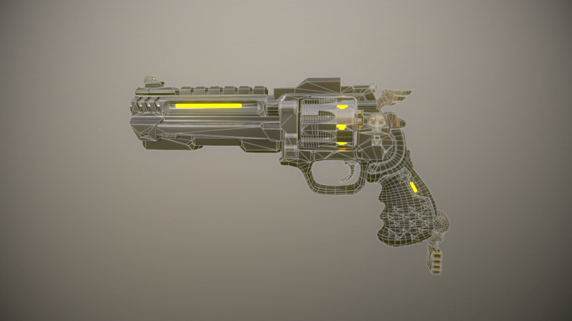 3D model Deadlock revolver VR / AR / low-poly | CGTrader