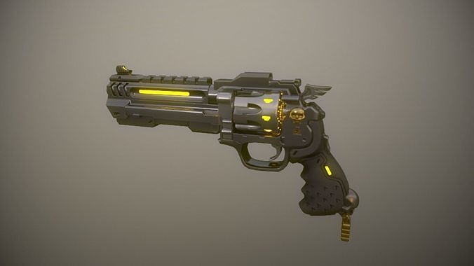 3D model Deadlock revolver VR / AR / low-poly | CGTrader