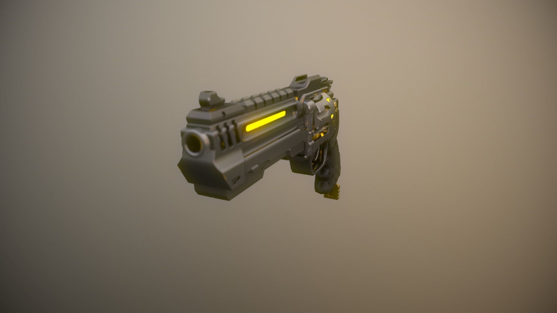 3D model Deadlock revolver VR / AR / low-poly | CGTrader