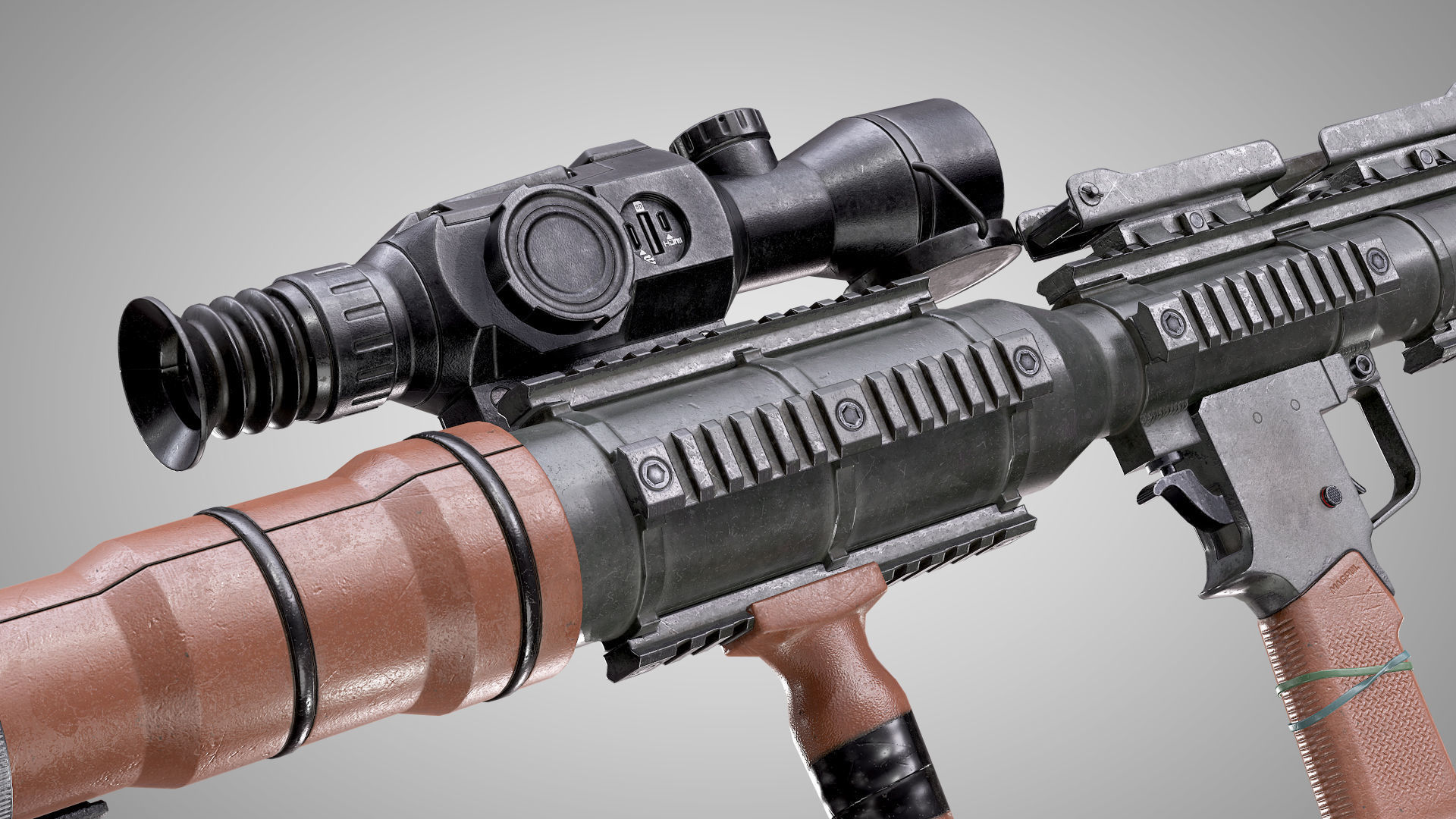 3D model AirTronic Precision Rocket Launcher PSRL FPS Game Ready Weapon ...