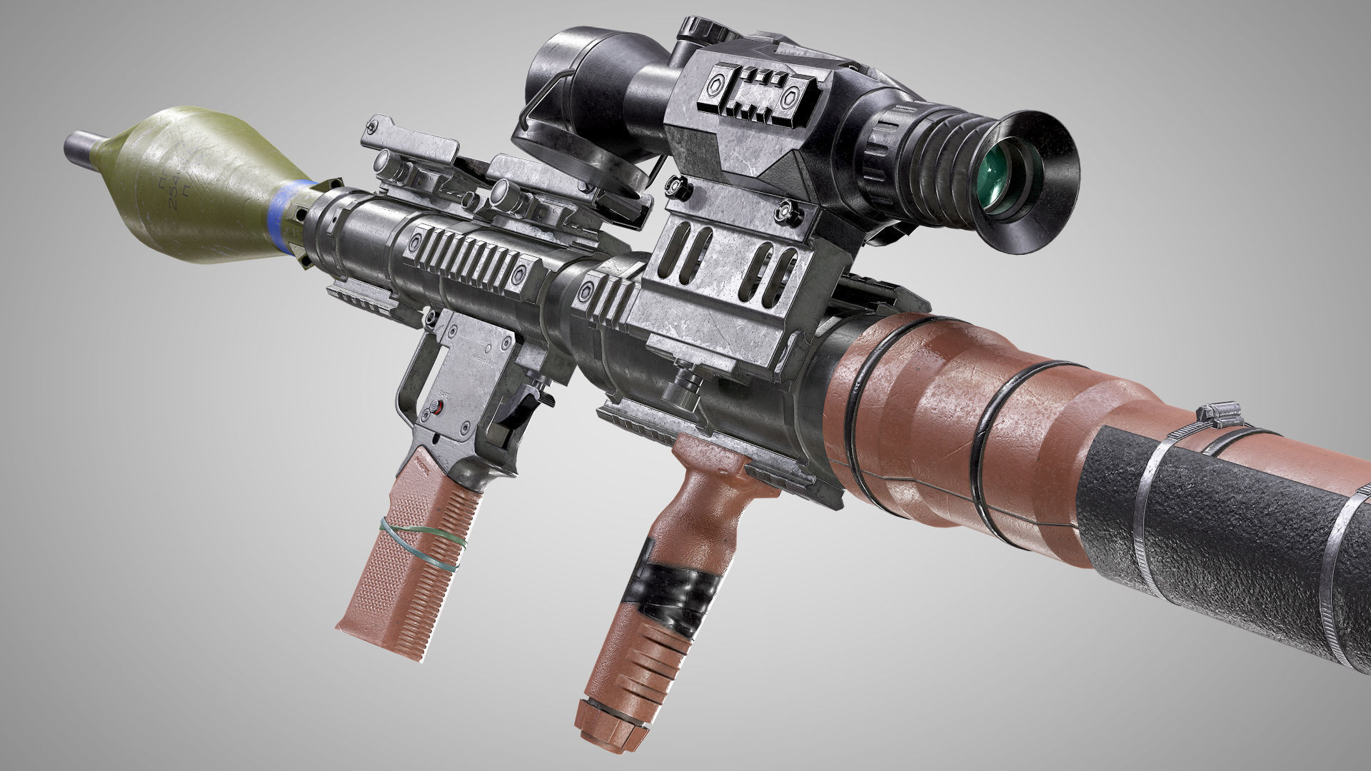 3D model AirTronic Precision Rocket Launcher PSRL FPS Game Ready Weapon ...