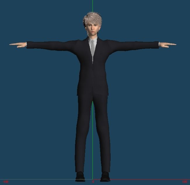Unity Humanoid Model Male 009 free 3D model | CGTrader