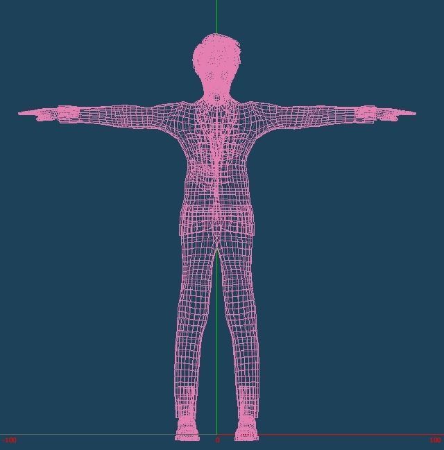 Unity Humanoid Model Male 009 free 3D model | CGTrader