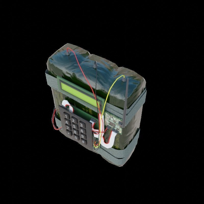 3D model C4 Bomb VR / AR / low-poly | CGTrader