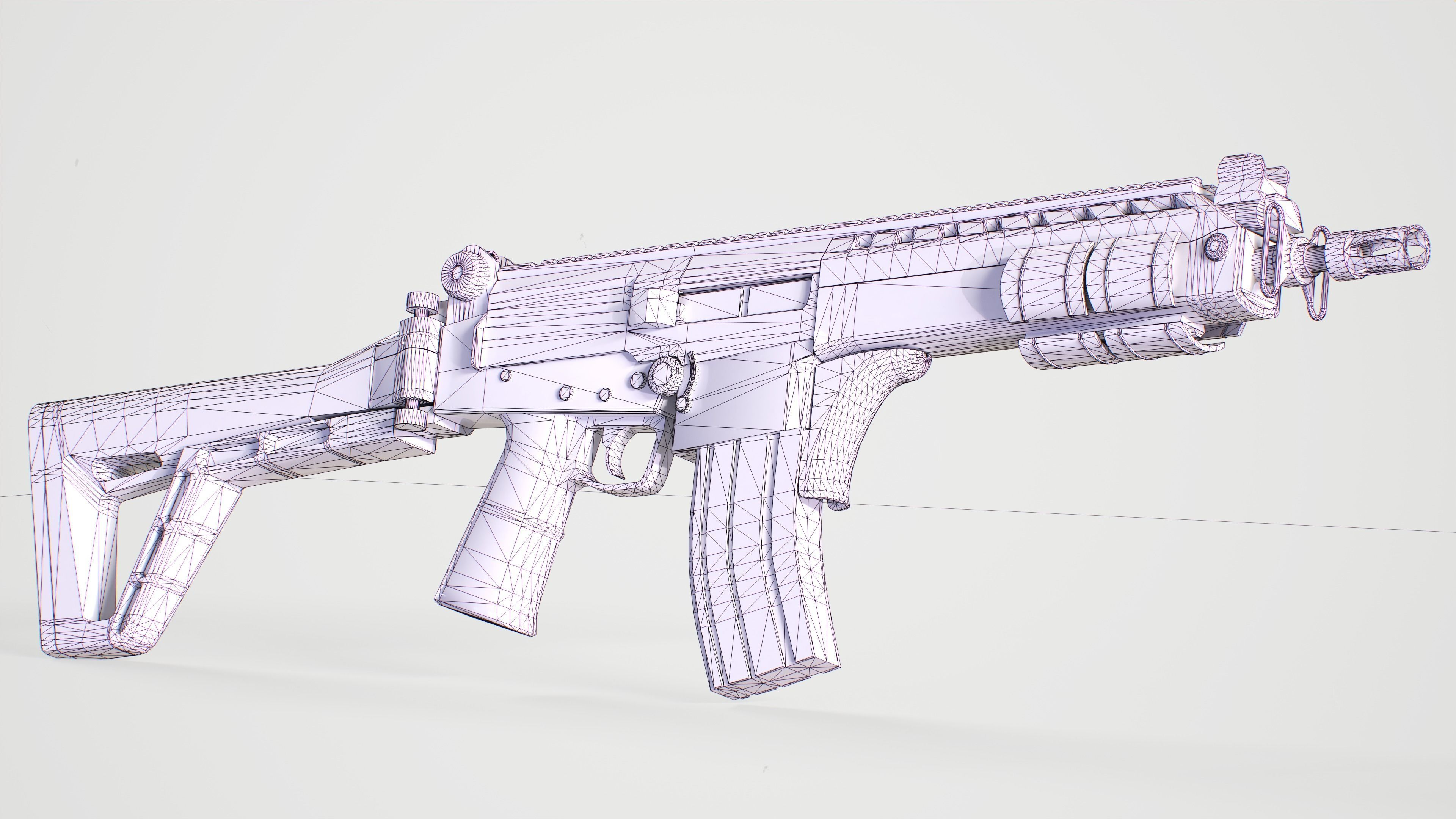 3D model IA2 - Brazillian Rifle VR / AR / low-poly | CGTrader