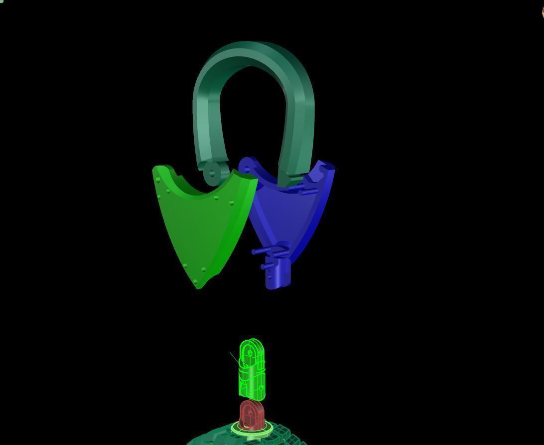 keychain wheel 0137 3D model 3D printable | CGTrader