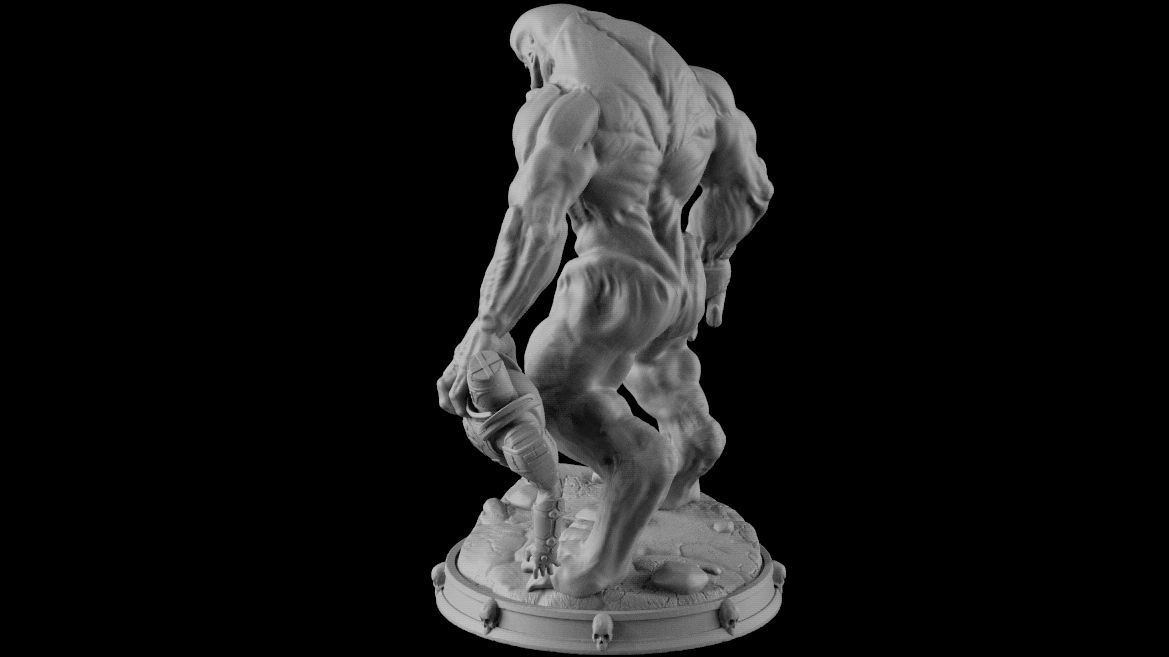 HELL KNIGHT DOOM stl 3D model 3D printable | CGTrader