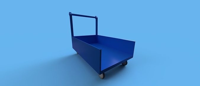 Industrial Trolley 3D model | CGTrader