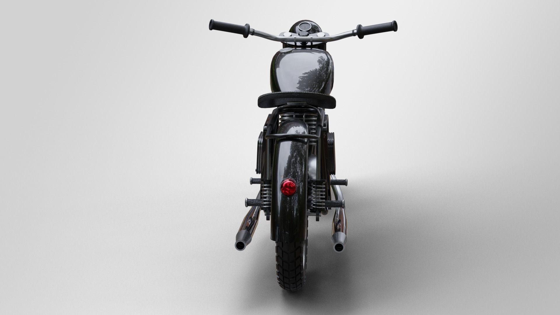 Motorcycle IZH 56 3D model | CGTrader