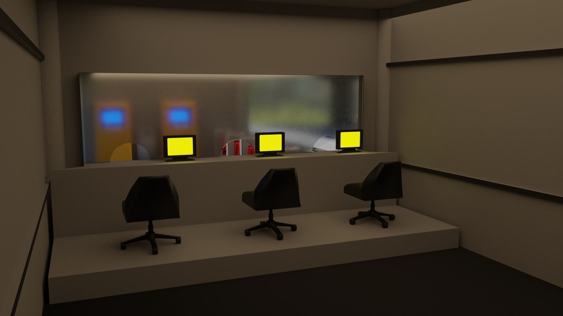 Low Poly Train Station with Train 3D model | CGTrader