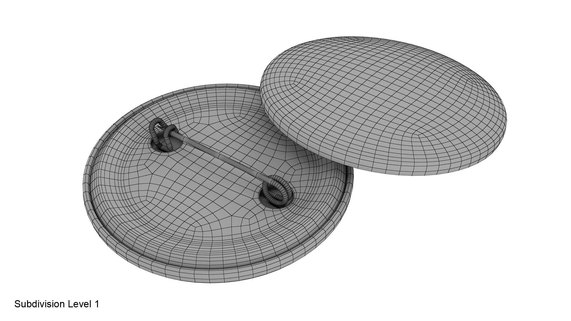 Badge Pin 3D model | CGTrader