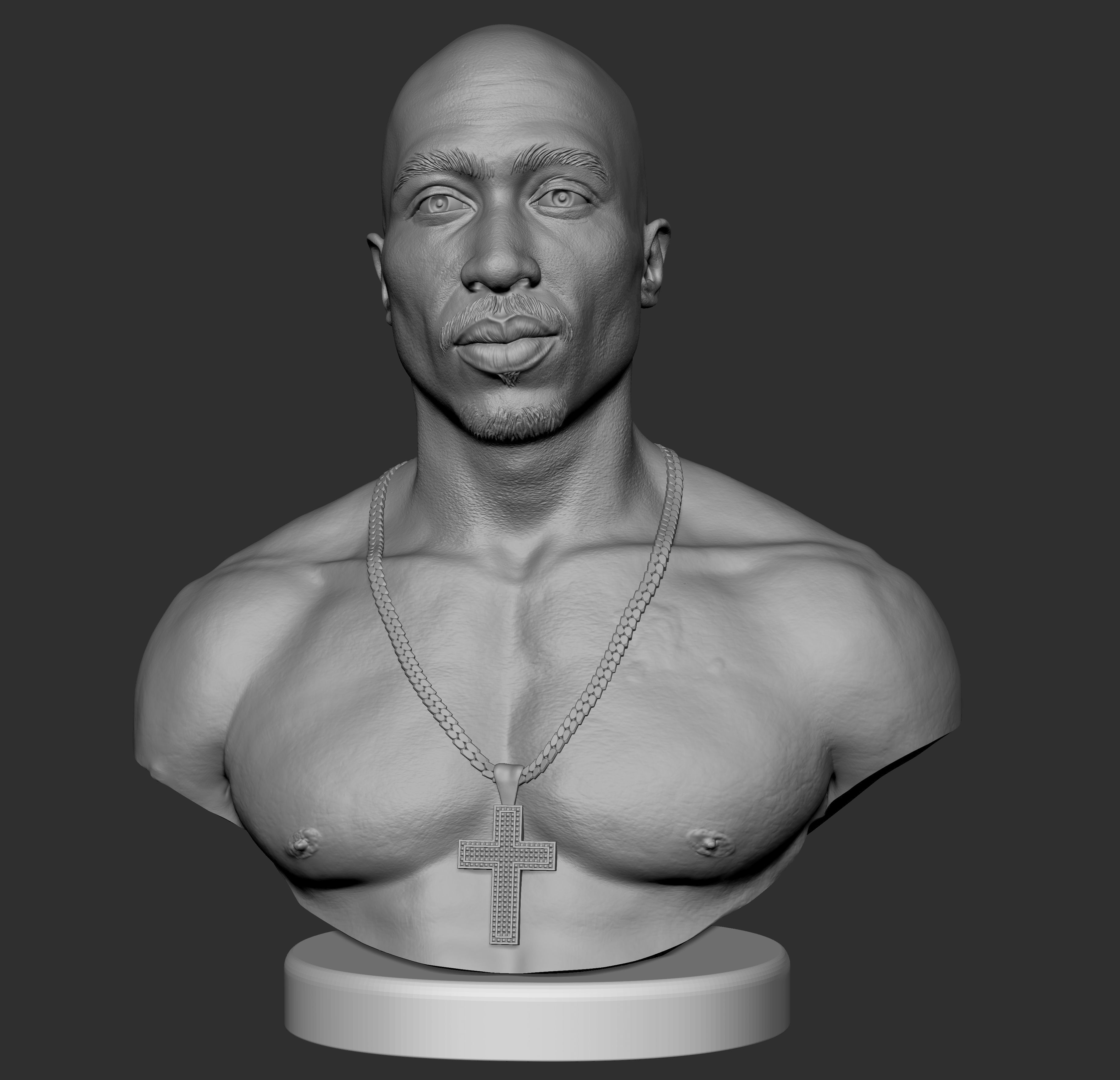 Tupac Shakur 3D model 3D printable | CGTrader