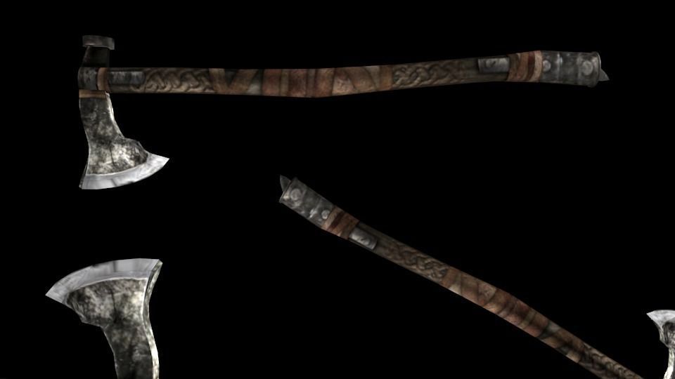 axe of viking free 3D model | CGTrader