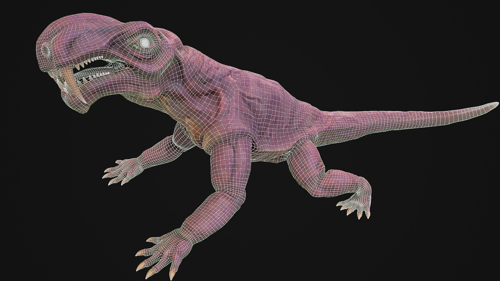 3D model Ivantosaurus ensifer ancient animal detailed VR / AR / low ...