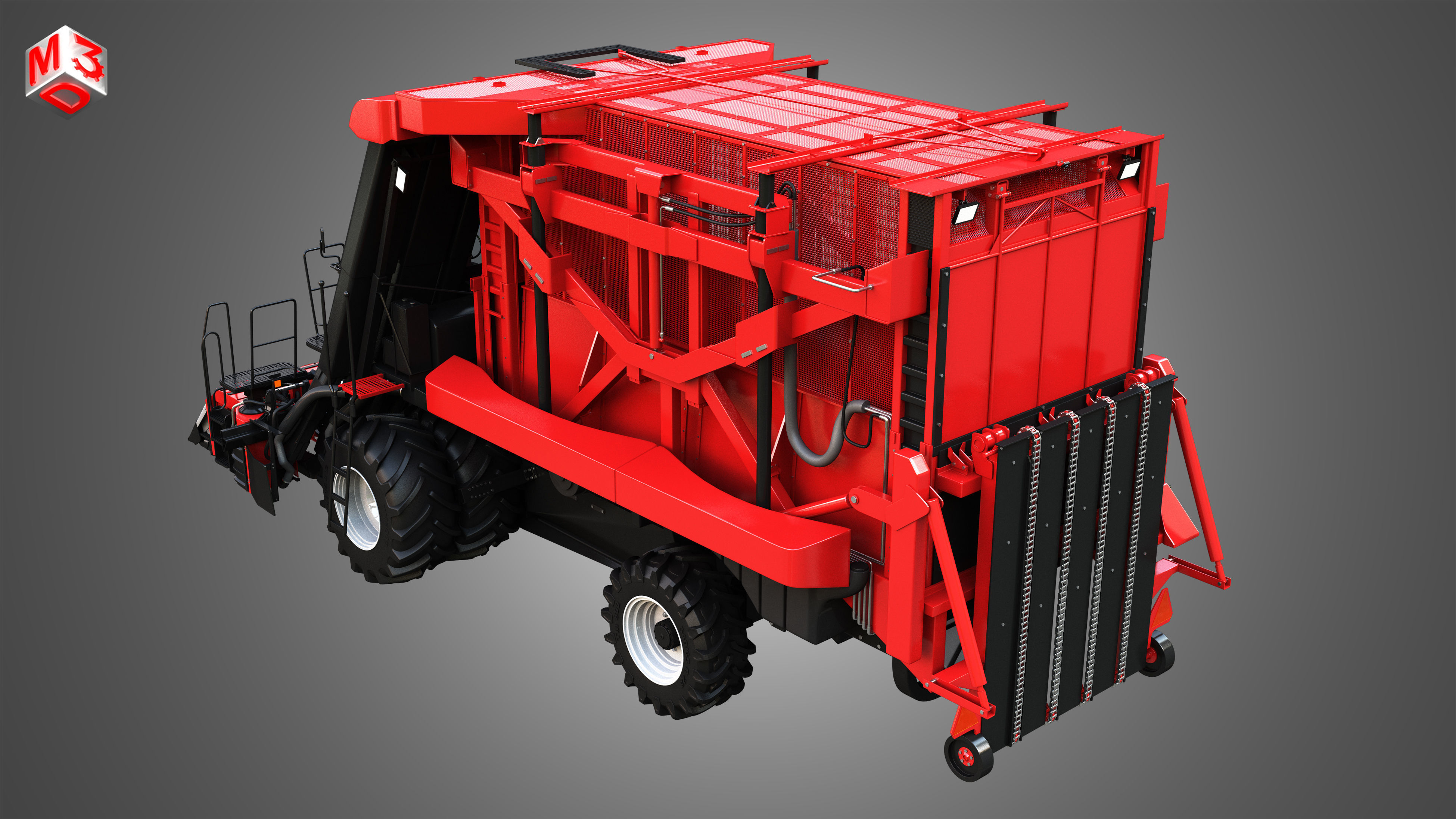 Module Express 635 - Cotton Picker 3D model | CGTrader