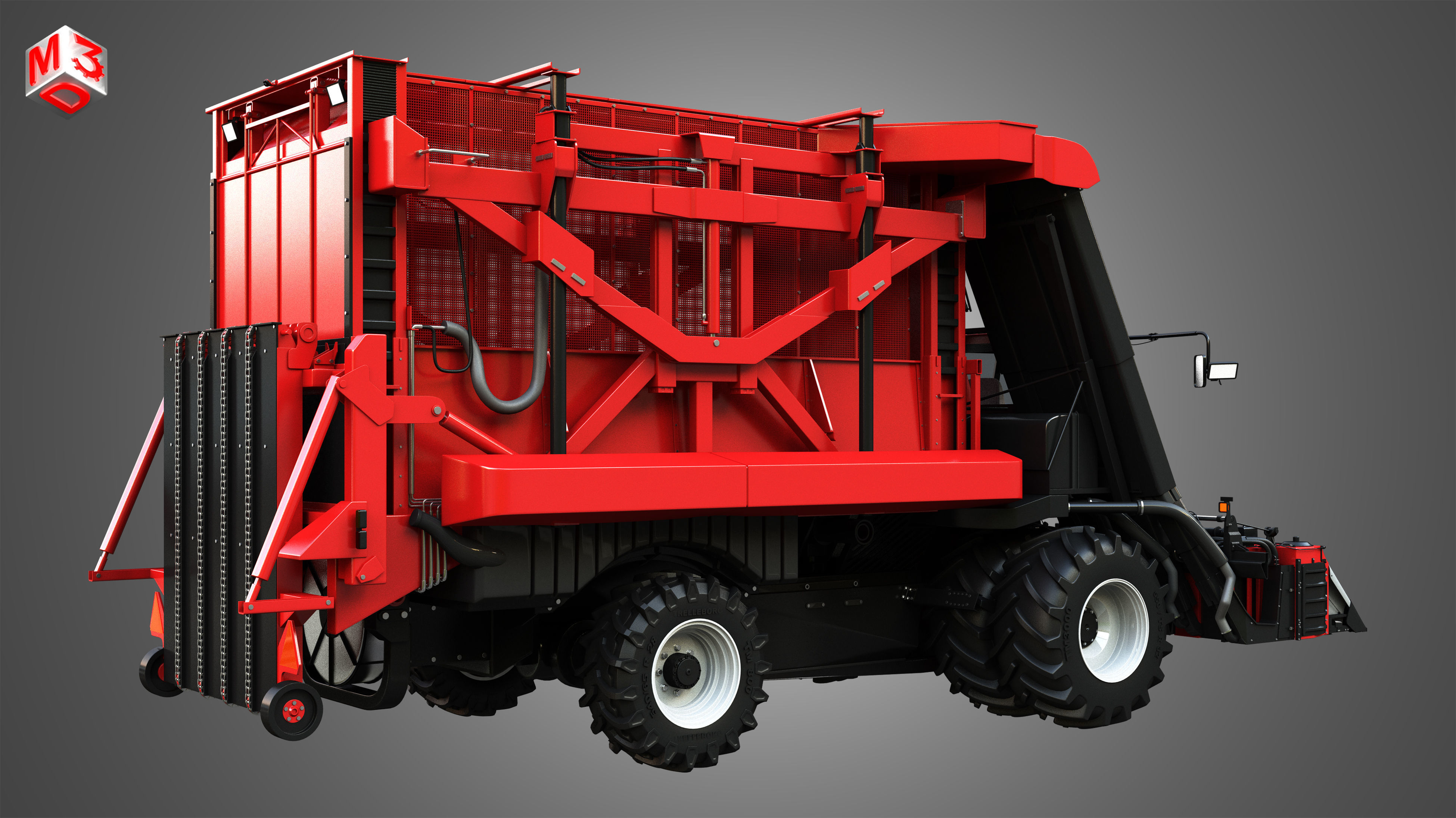 Module Express 635 - Cotton Picker 3D model | CGTrader