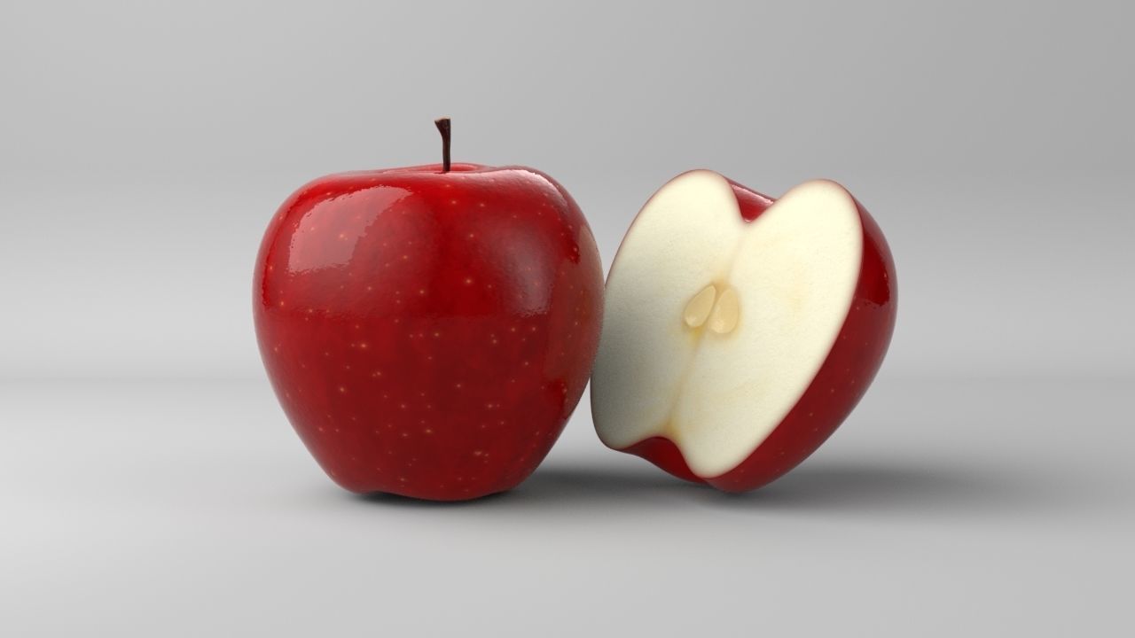 apple fruit free 3D model | CGTrader