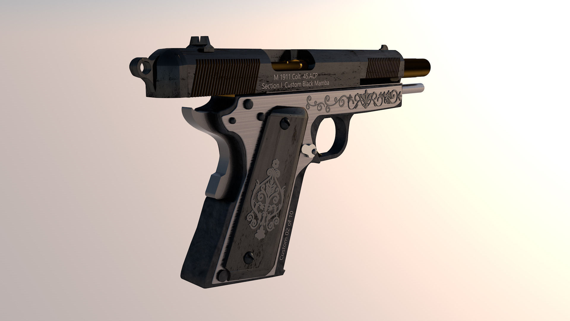Colt 1911 Pistol 3D model | CGTrader