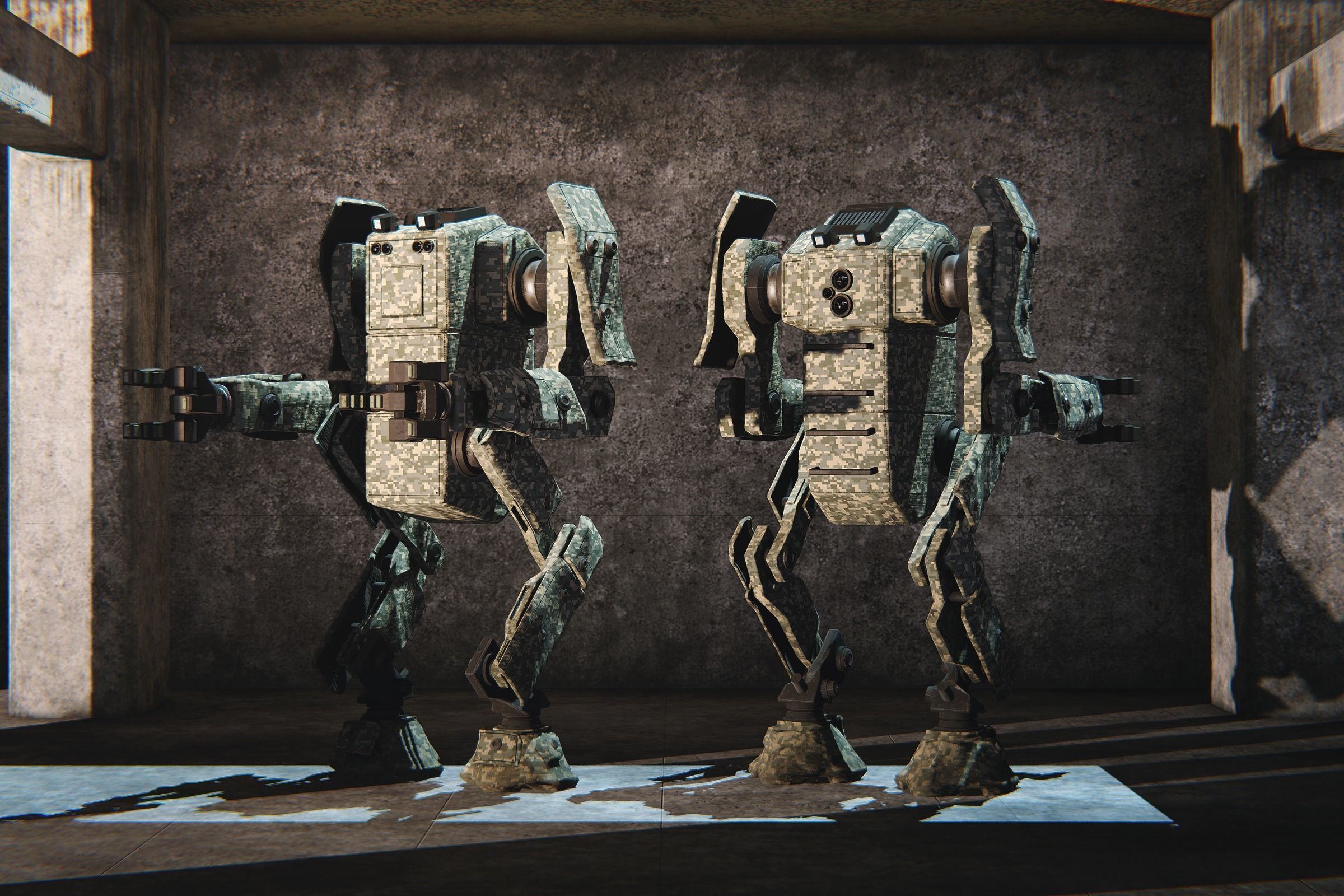 3D model Peacekeeper Robot VR / AR / low-poly | CGTrader