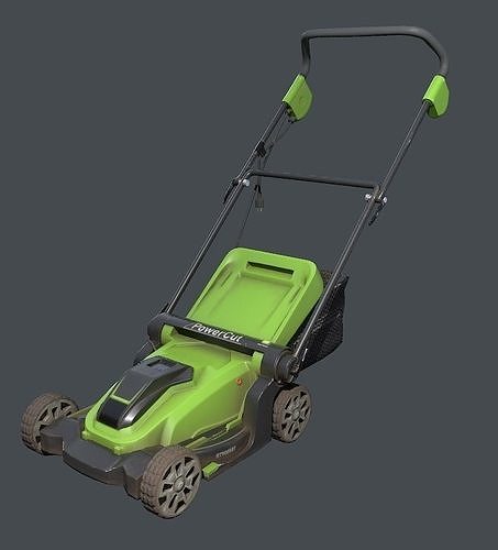 3D model GrassCutter lawn mower VR / AR / low-poly | CGTrader