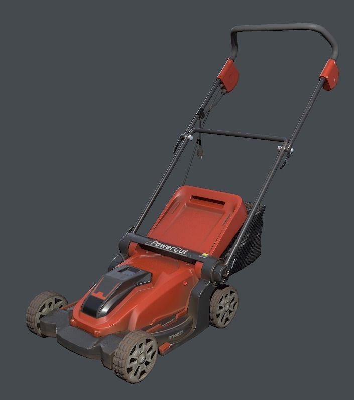3D model GrassCutter VR / AR / low-poly | CGTrader