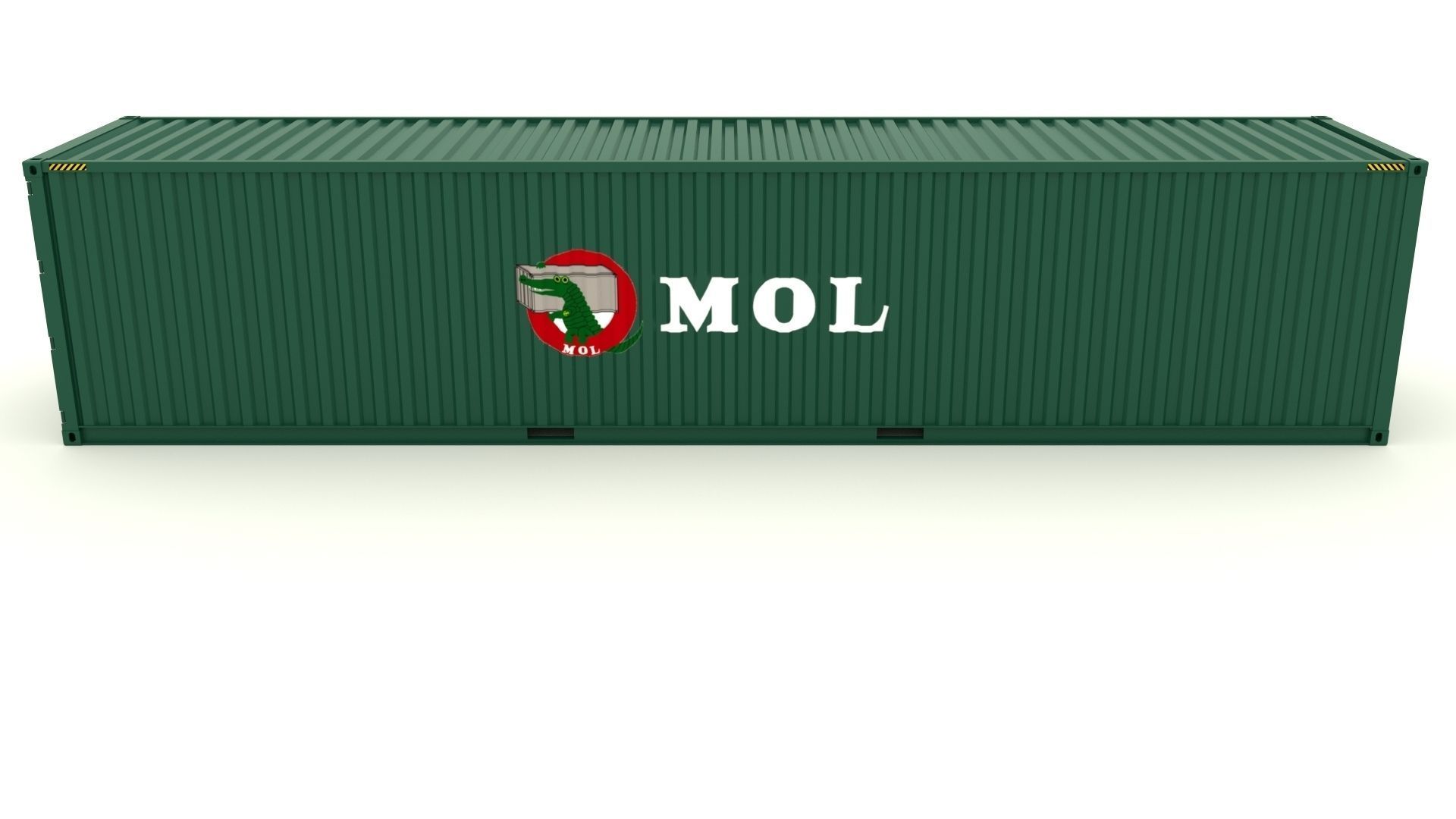 Shipping container MOL 3D model | CGTrader