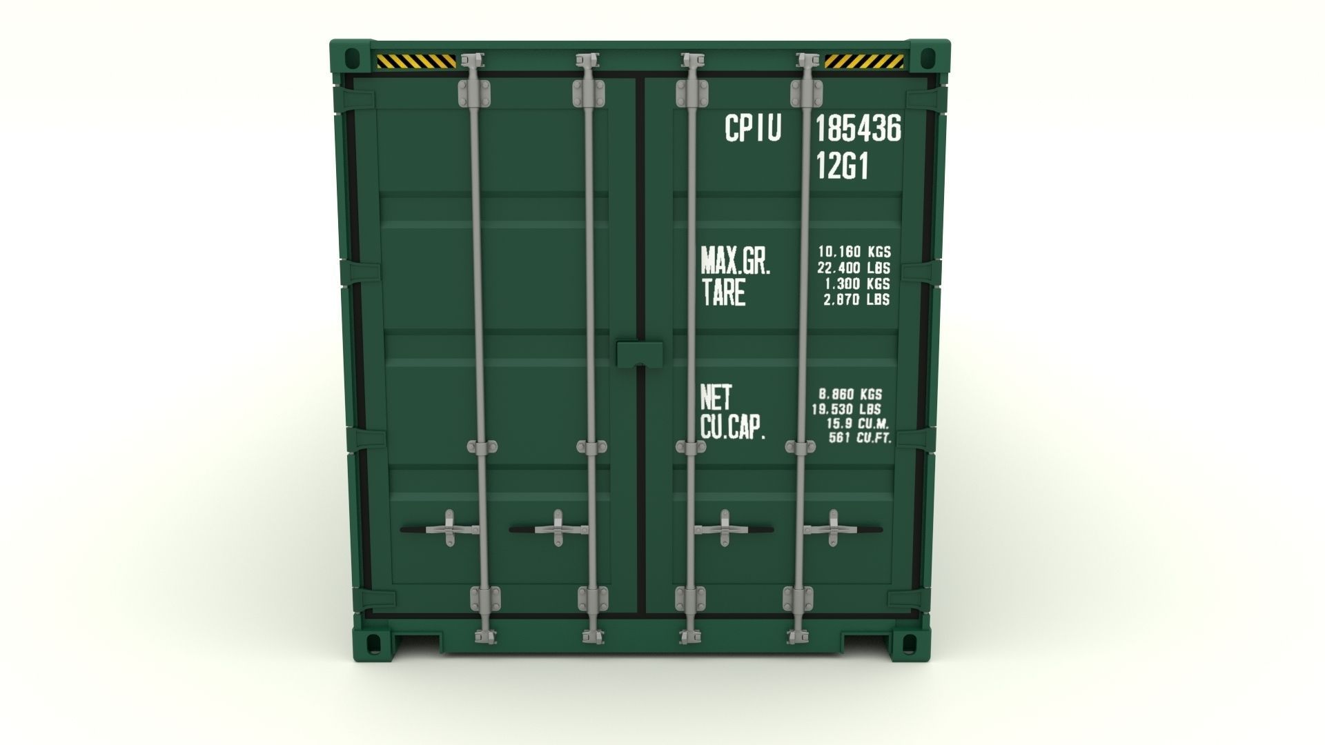 Shipping container MOL 3D model | CGTrader