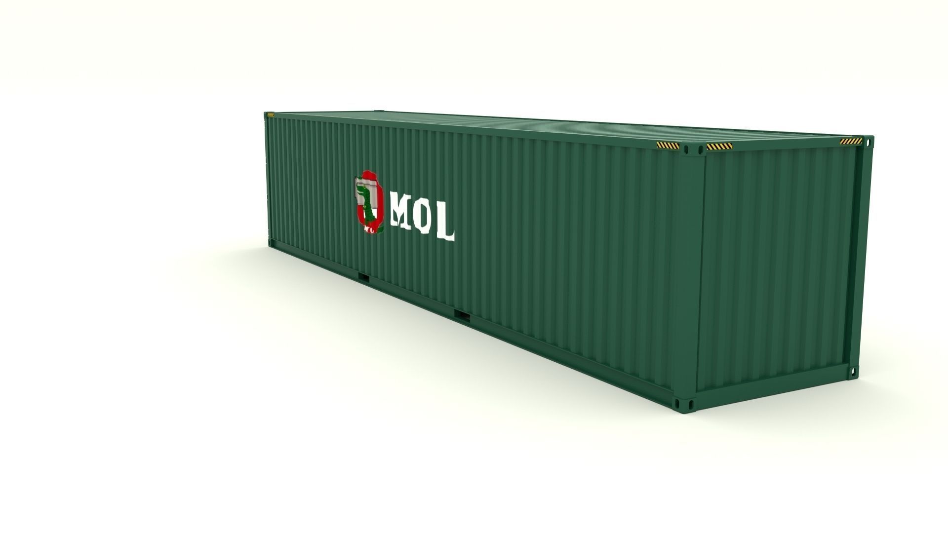 Shipping container MOL 3D model | CGTrader