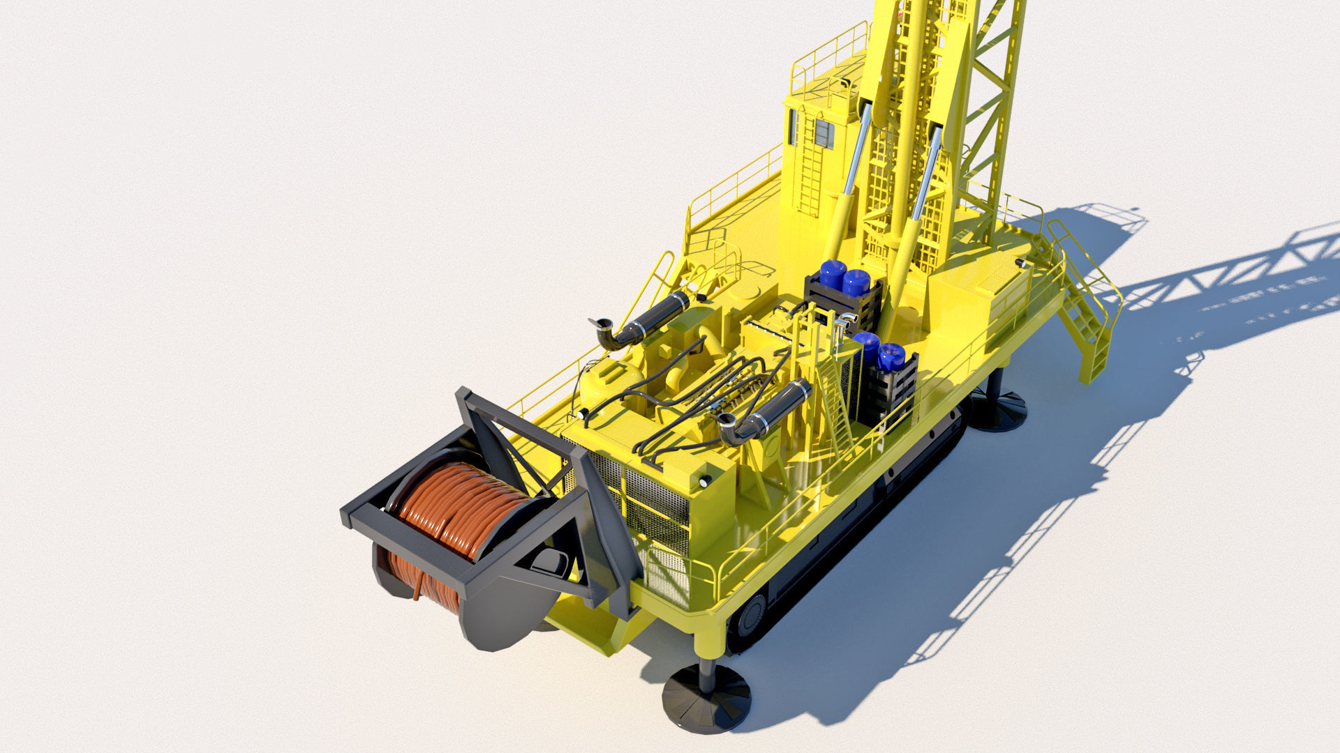 Drilling Machine 3D model 3D model | CGTrader