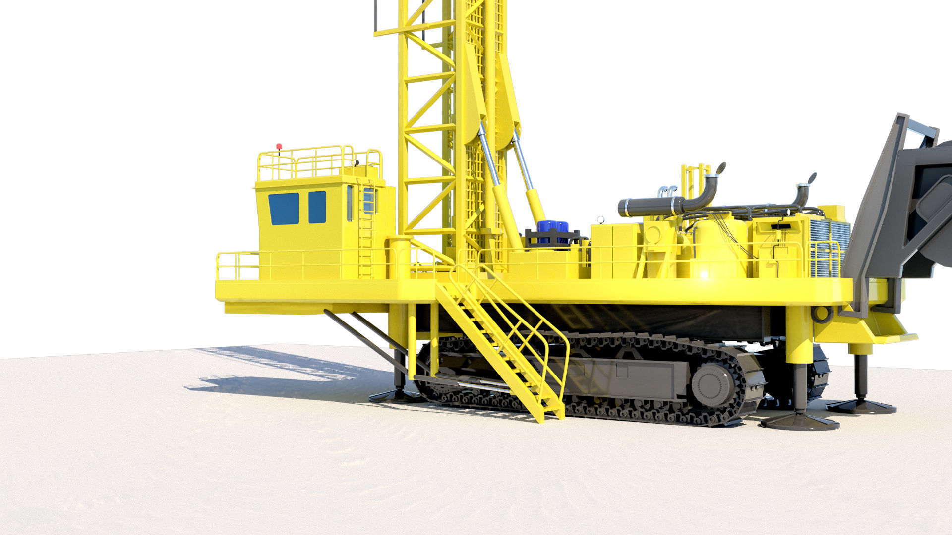 Drilling Machine 3D model 3D model | CGTrader