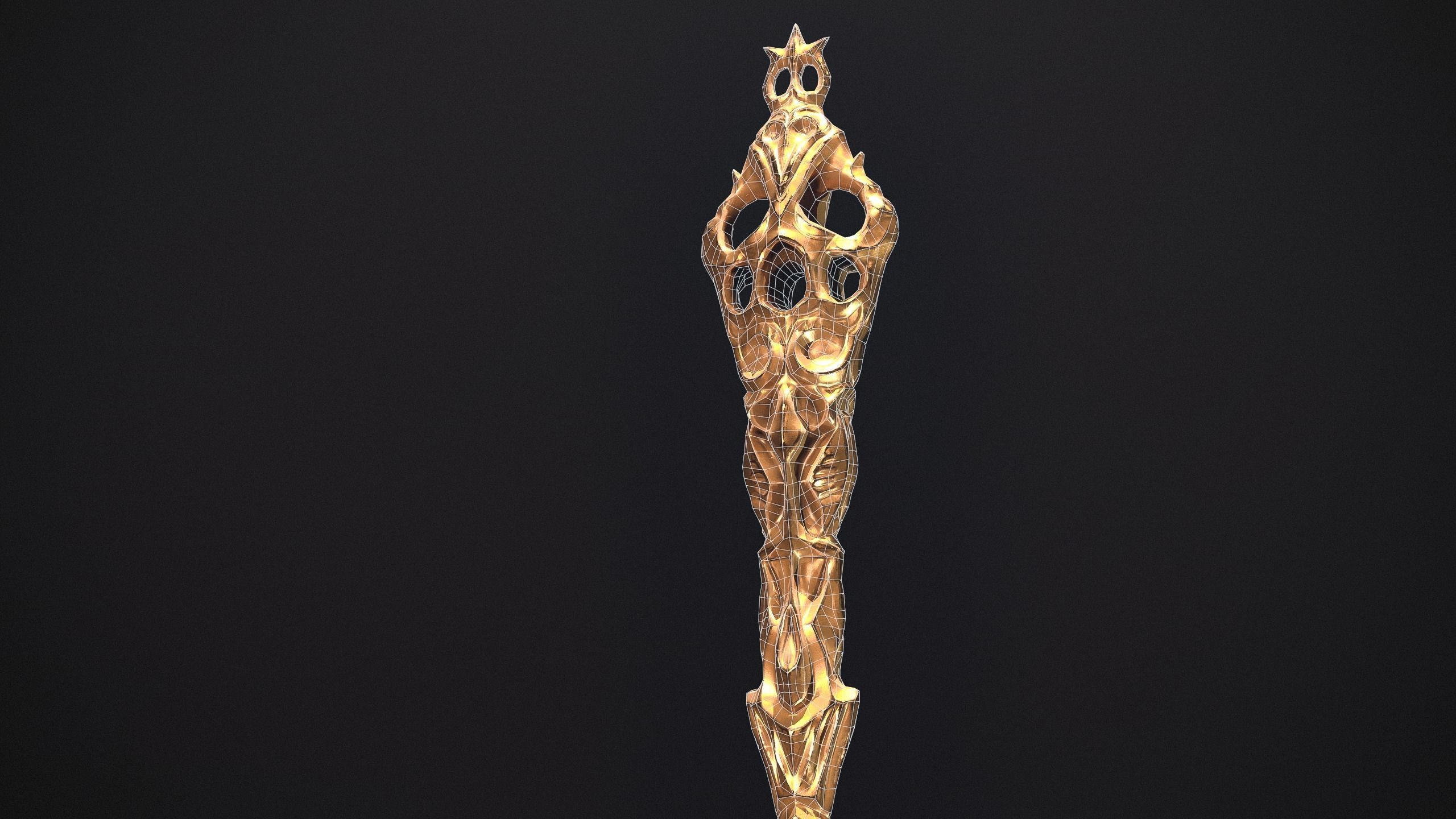 3D model Medieval Scepter VR / AR / low-poly | CGTrader