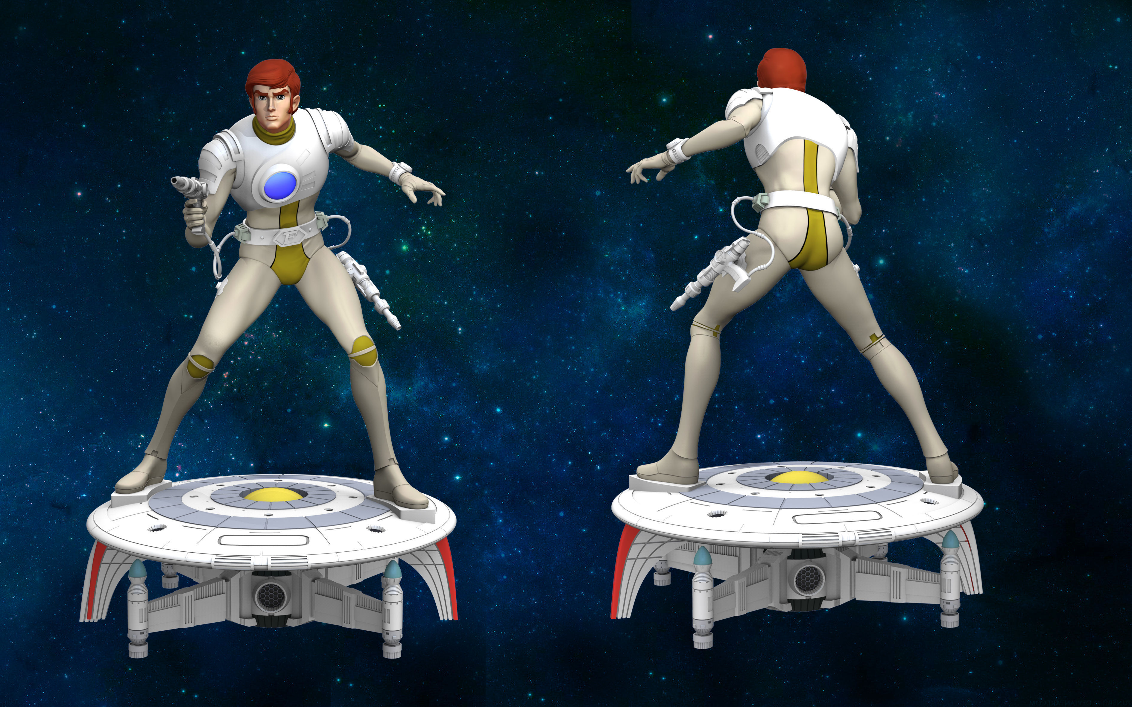 3D model Captain Future - Capitaine Flam | CGTrader