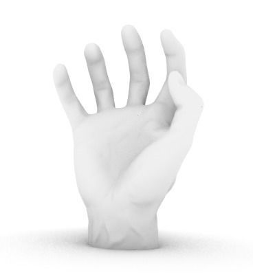 hand with fingers 3D model 3D printable | CGTrader