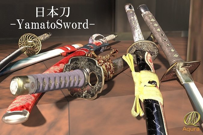 3D model YamatoSword VR / AR / low-poly | CGTrader