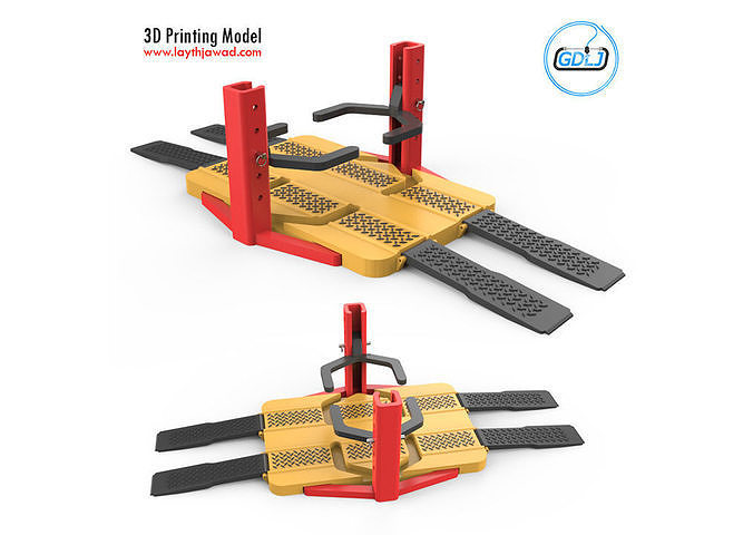 Car Lifter 3D model 3D printable | CGTrader