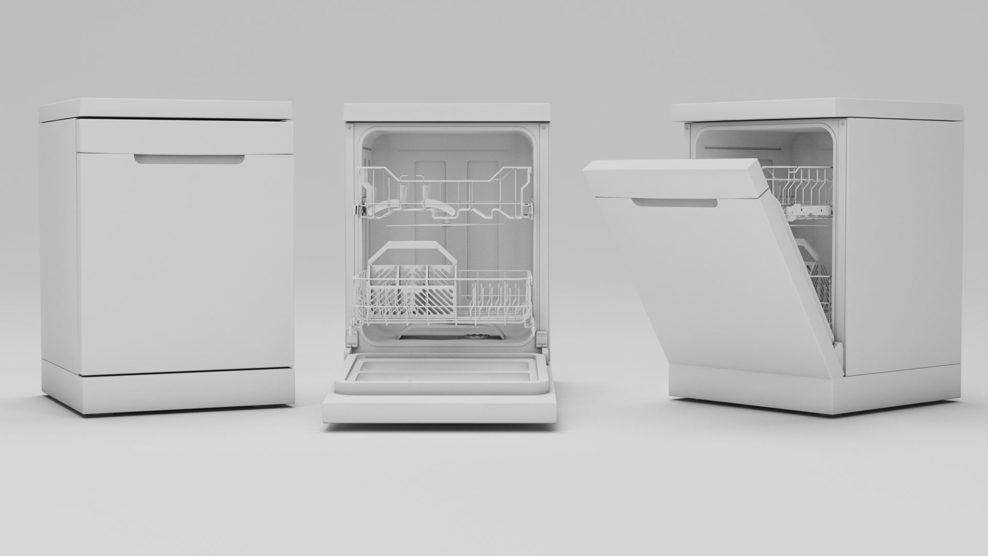 Dishwasher 3D model | CGTrader