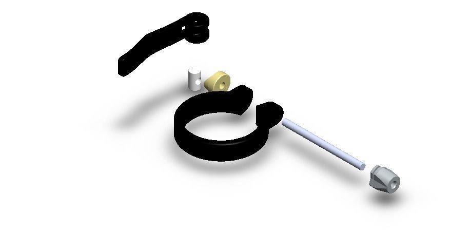 clamps sets for scooters and bikes 3D model 3D printable | CGTrader