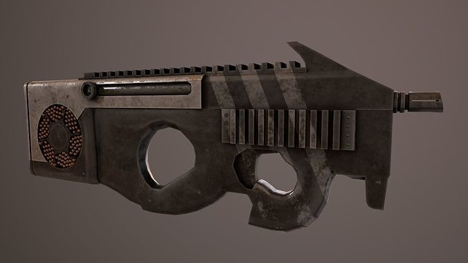3D model Sci-Fi P90 VR / AR / low-poly | CGTrader