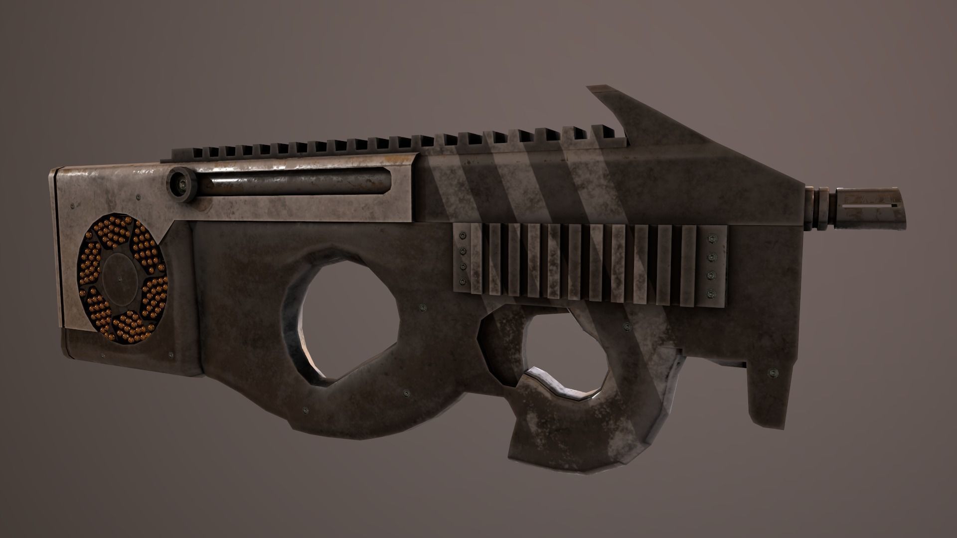3D asset Sci-Fi P90 | CGTrader