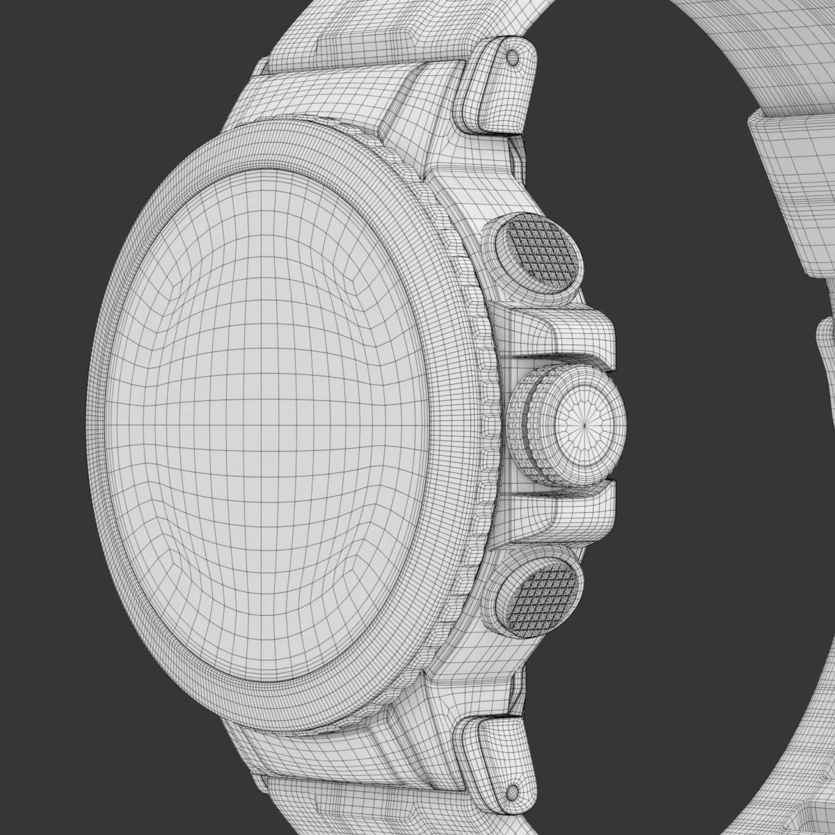 Casio Sport Watch 3D model | CGTrader