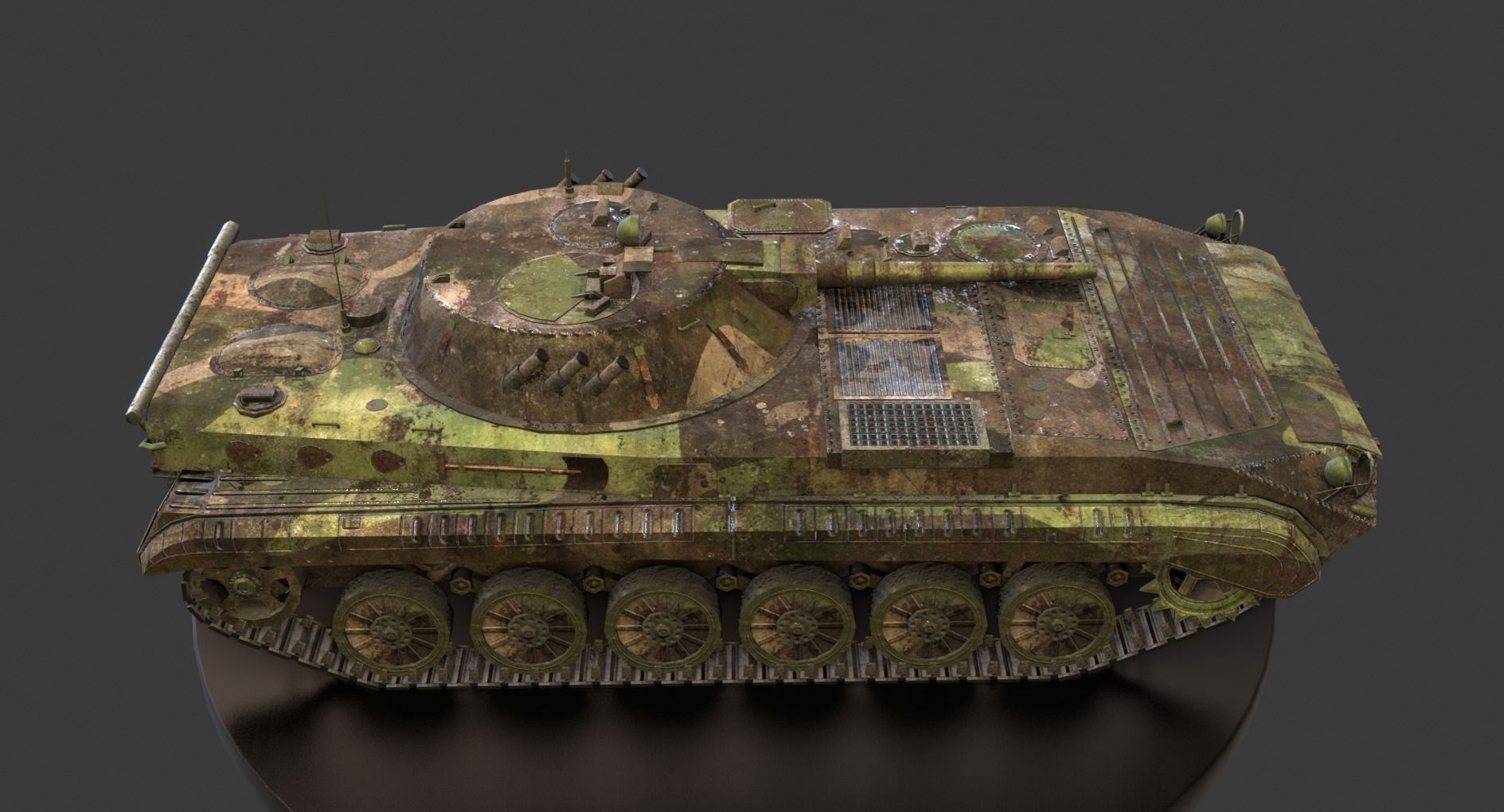 3D model BMP-1K Troop Carrier - Armored vehicle VR / AR / low-poly ...