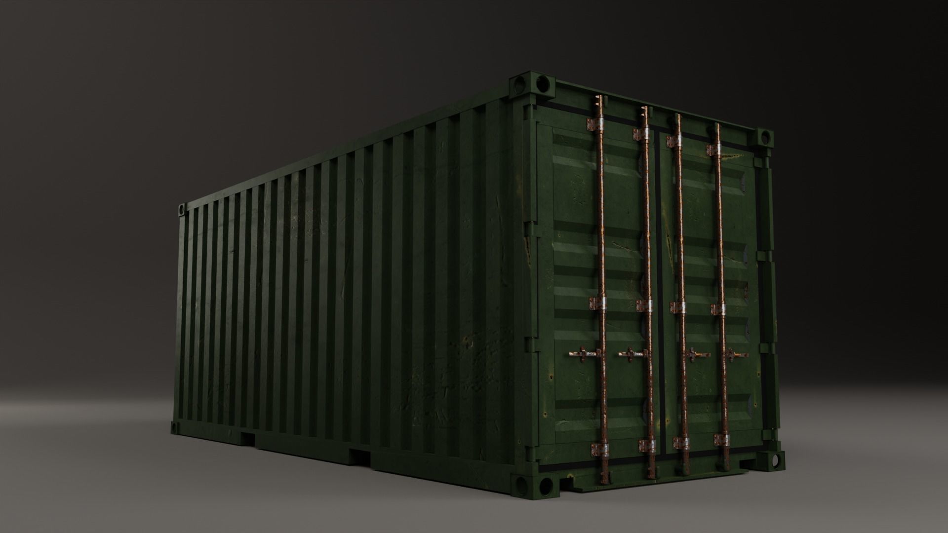 Rusty Container 3D model | CGTrader