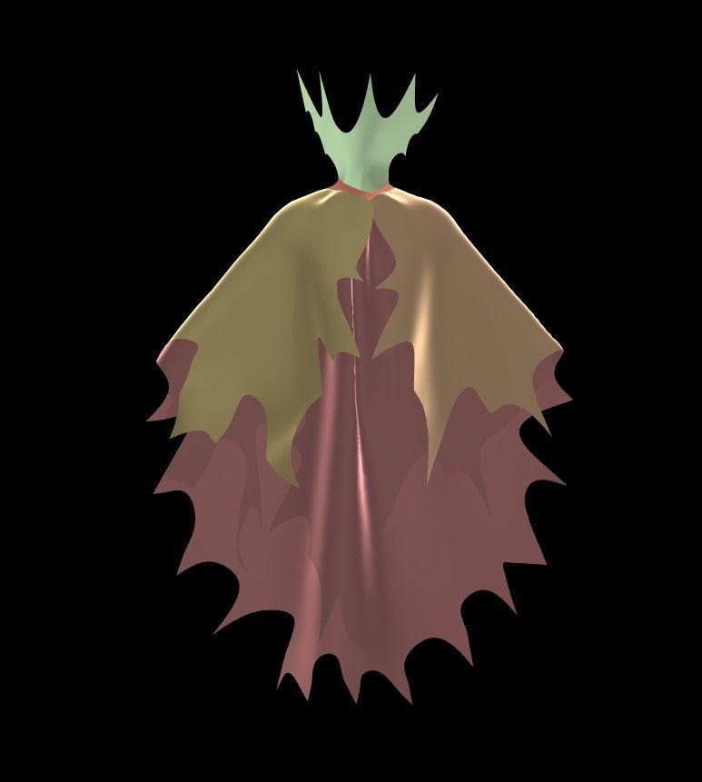 Vampire Bat Cape 3D model | CGTrader