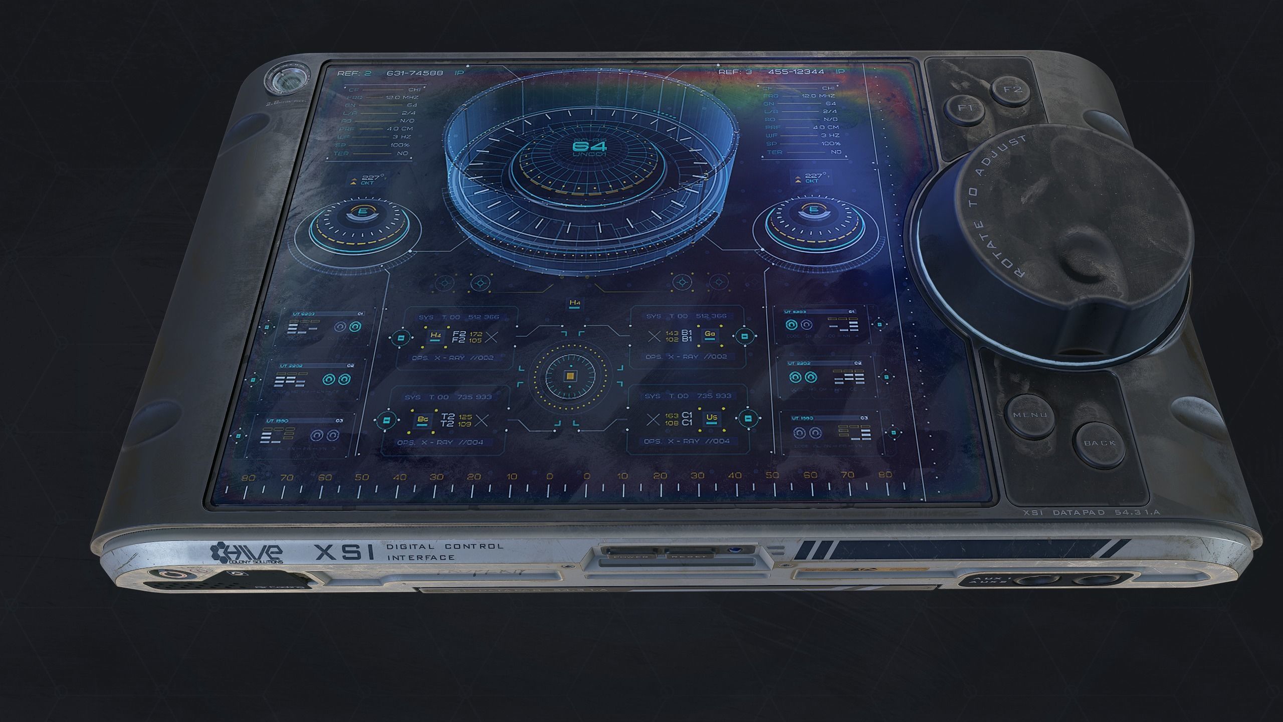 3D model Sci-fi Control Screen VR / AR / low-poly | CGTrader