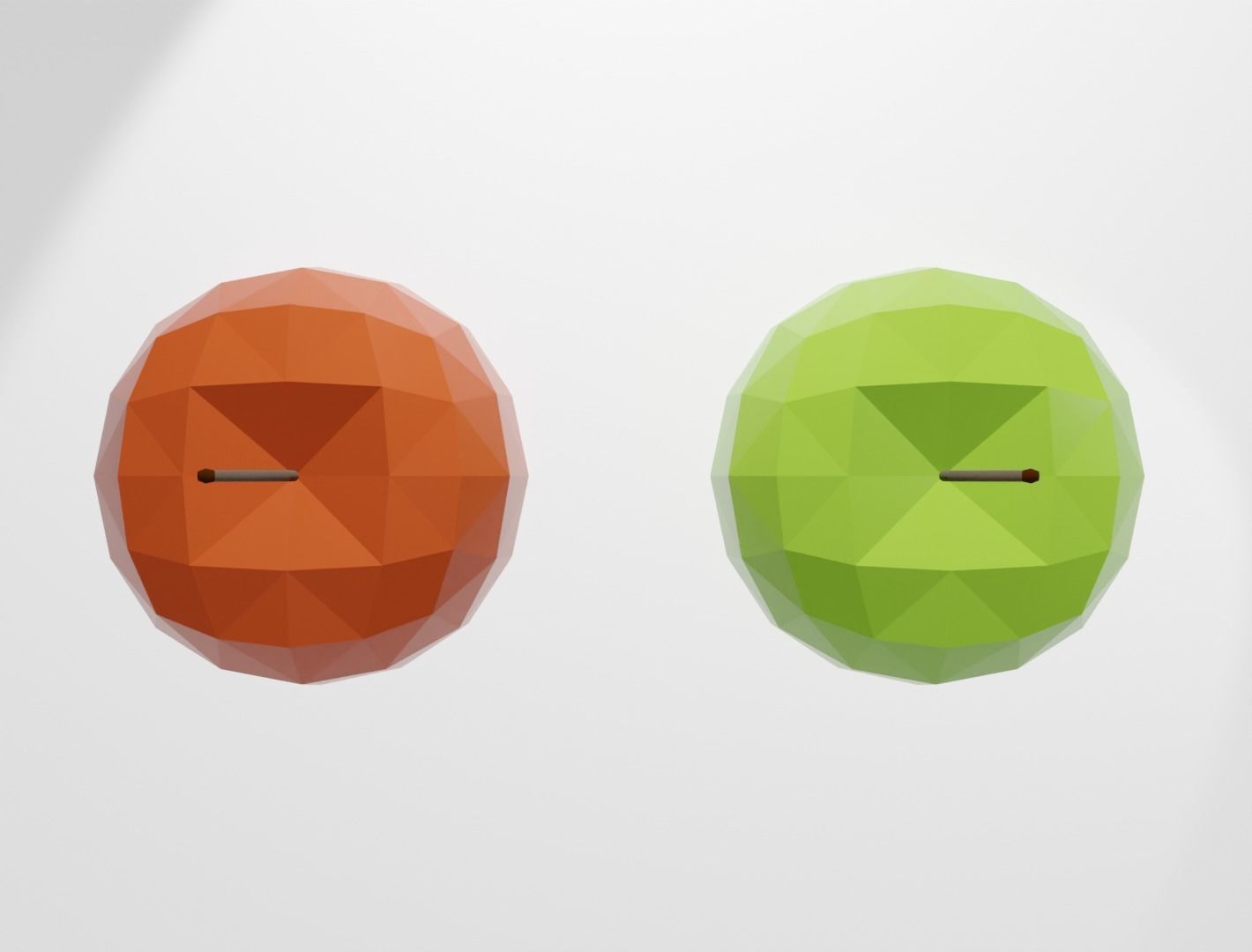 Low-poly apples free VR / AR / low-poly 3D model | CGTrader