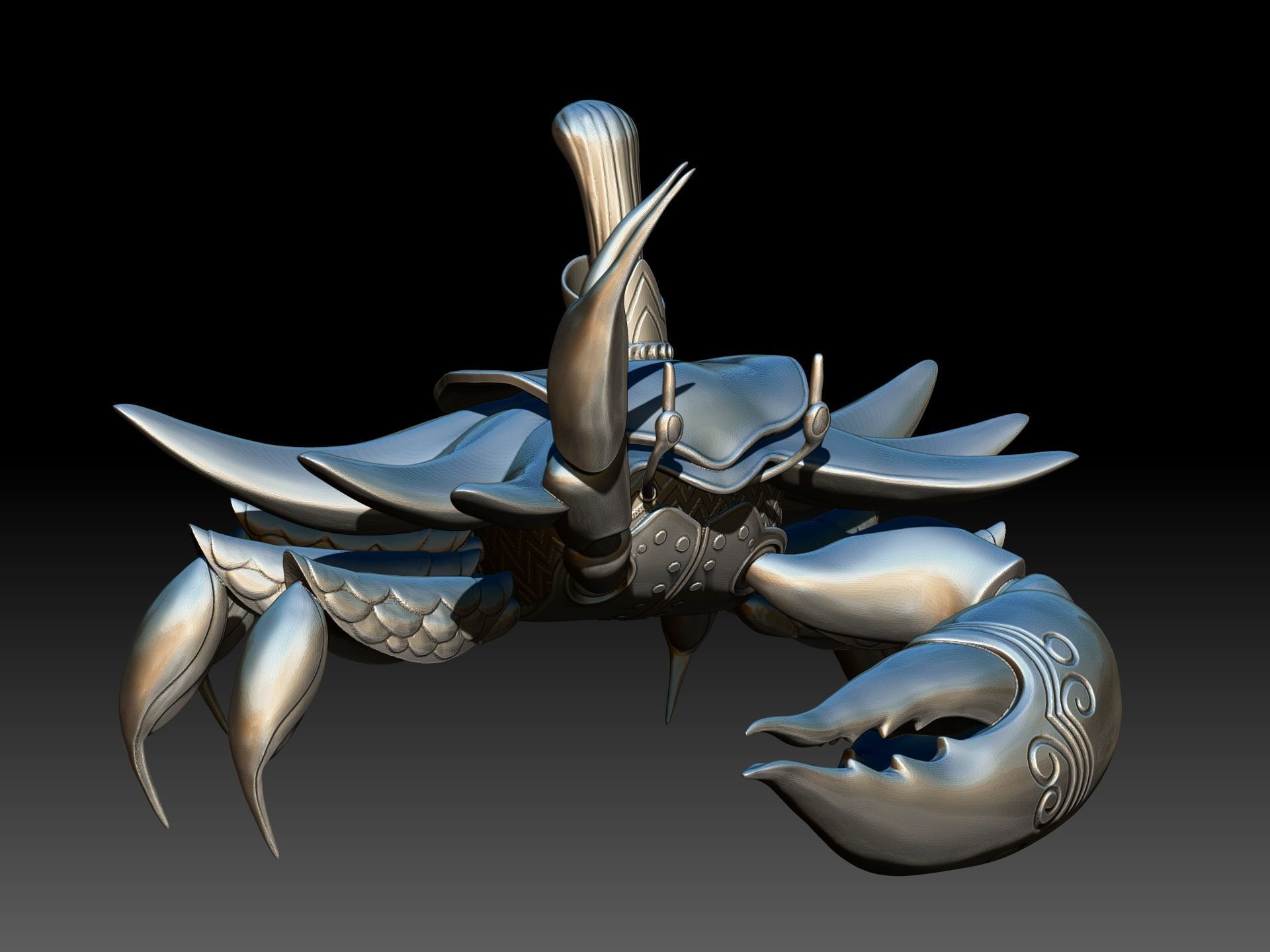 Fantasy Crab 3D model 3D printable | CGTrader